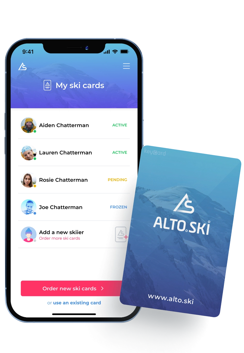 Alto.Ski - the 'pay as you go' skipass app